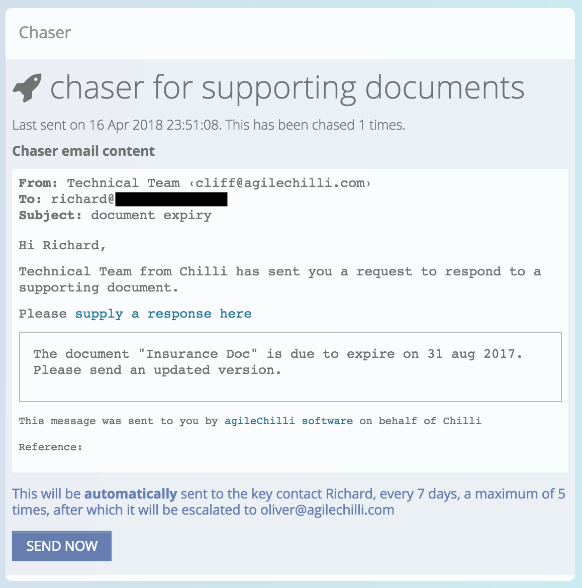 Chaser deliverability – Platform Updates